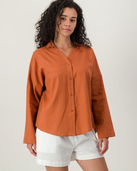 Womens Linen Flow Shirts – Woodstock Laundry SA